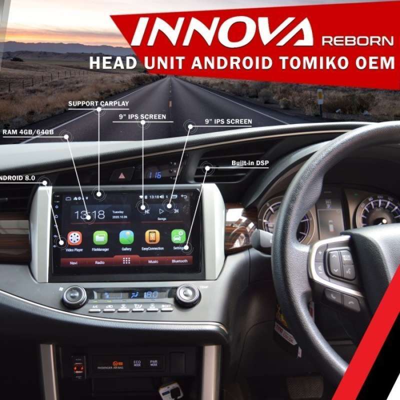 Promo Limited Head Unit Tomiko Oem Ultimate 3D Series For Innova Reborn ...