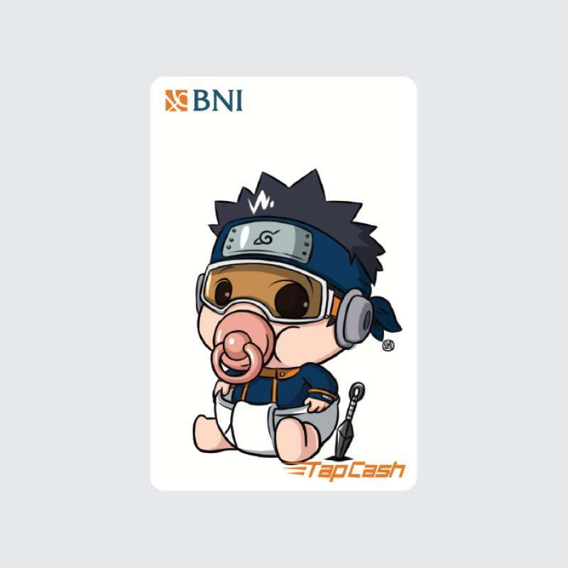Jual Kartu BNI TAPCASH Kartun Anime Jepang Kakashi Chibi 9 Anime Jepang ...