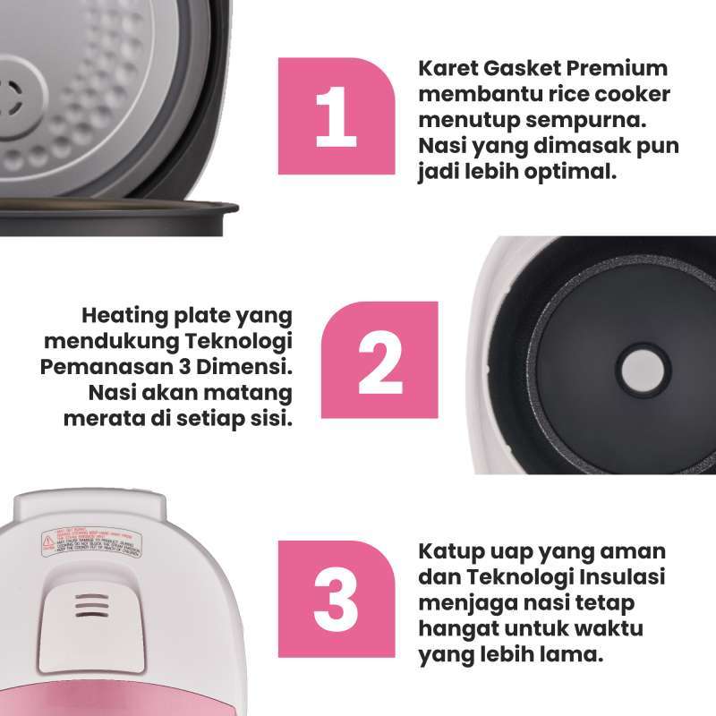Jual CUCKOO Digital Rice Cooker 1 L CR-0631F/PK Magic Com Penanak Nasi di Seller CUCKOO ...