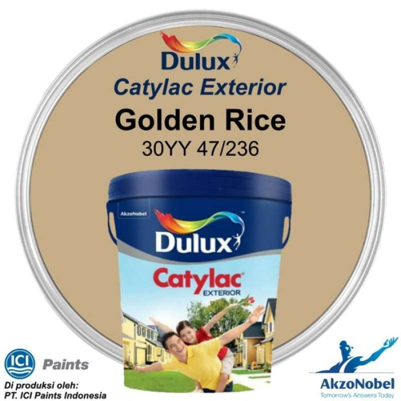 Jual CAT DULUX CATYLAC EXTERIOR 25 KG - GOLDEN RICE 30YY 47/236 di ...