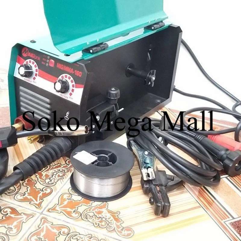 Promo Mesin Las Mig 160a Mailtank Tanpa Gas Co2 Bisa Mma Las Listrik 2in1 Bagus Diskon 8% Di ...
