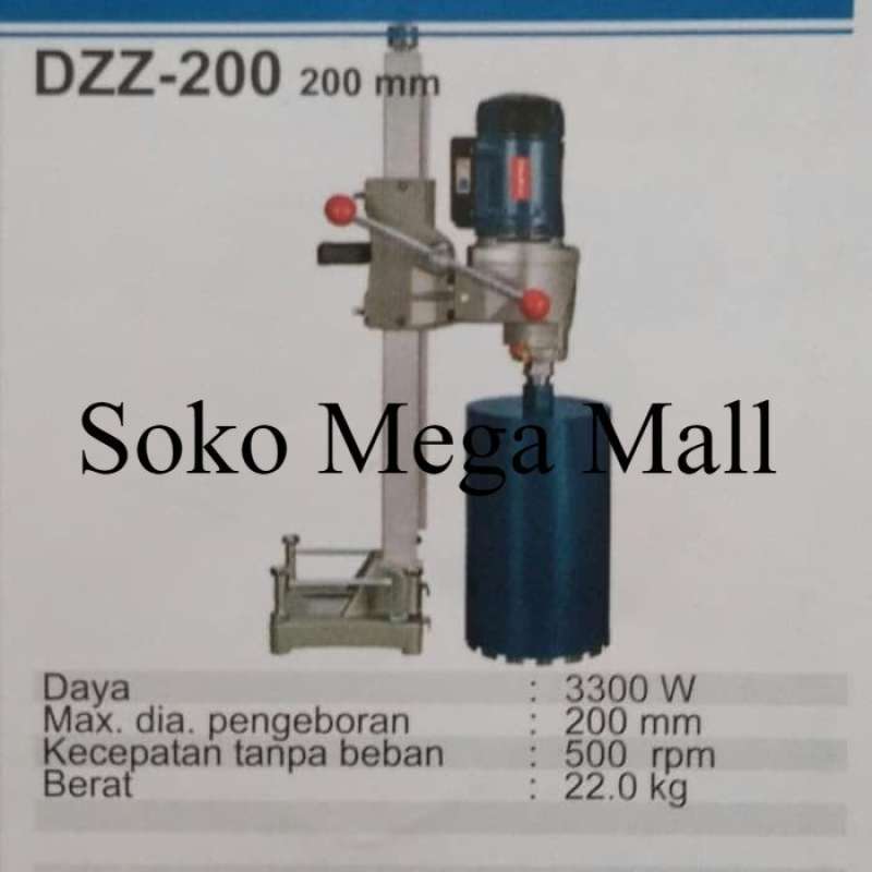 Promo Mesin Coring 200mm Core Drill Dongcheng Dzz 200 By Hitachi Bagus ...