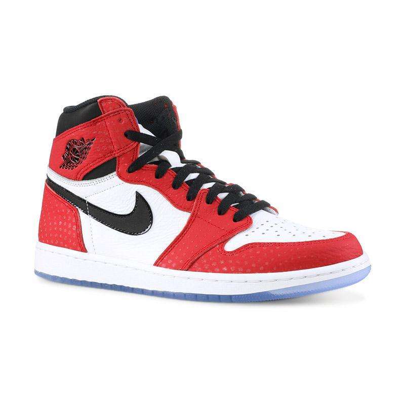 Jual NIKE Air Jordan 1 Spider Man Sepatu Sneakers Pria - Red White ...