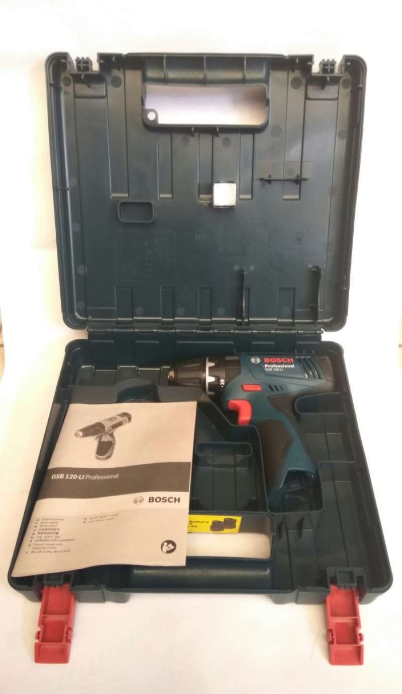 Promo Bosch Gsb 120-Li Cordless Impact Drill (Unit Only) Diskon 17% di ...