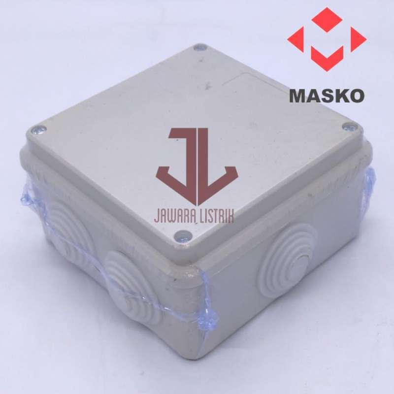 Jual MASKO DURADUS JUNTION BOX 128X128X75 PUTIH DORADOS TUTUP LUBANG ...