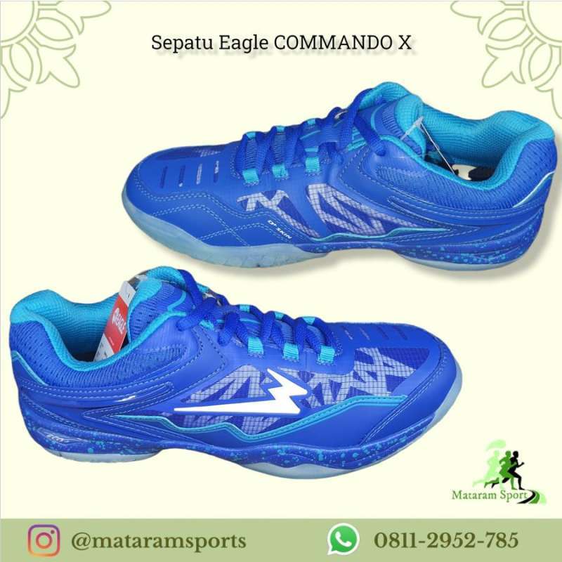 Jual Sepatu Badminton Eagle COMMANDO X Original 100% New di Seller MataramMegaSports - Kota ...