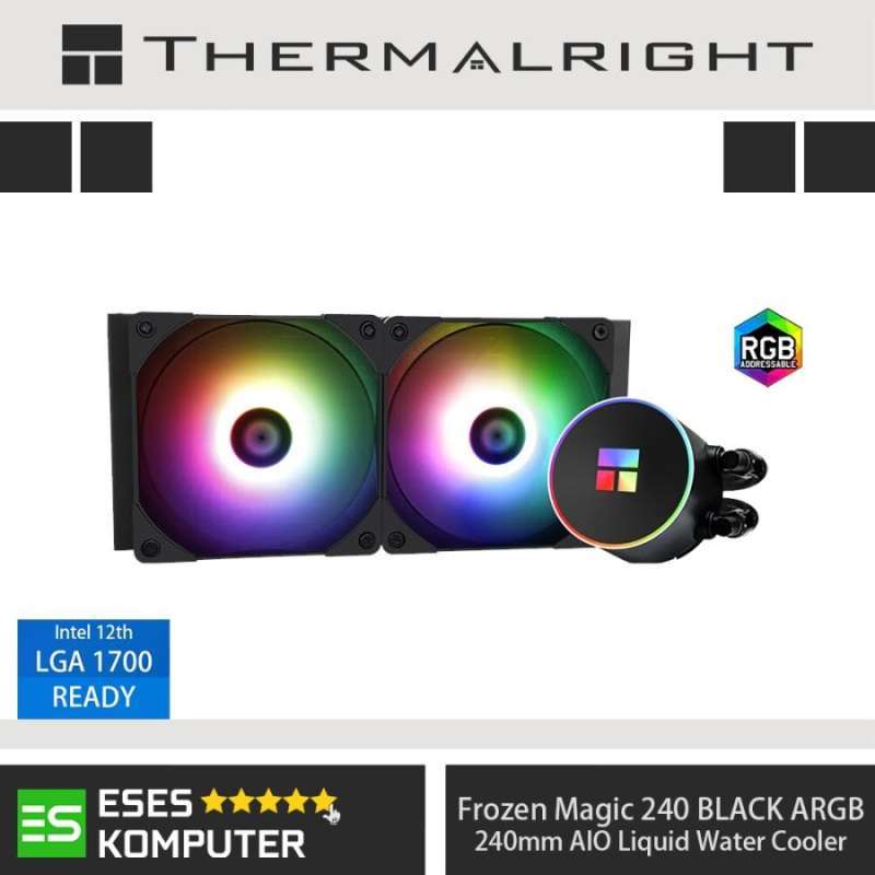 Jual THERMALRIGHT Frozen Magic 240 BLACK ARGB - AIO 240mm CPU Water ...