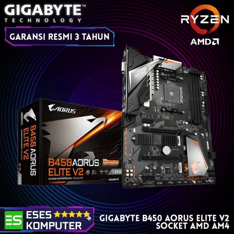 Jual B450 Aorus Elite V2 Original Murah - Harga Diskon Maret 2024 | Blibli