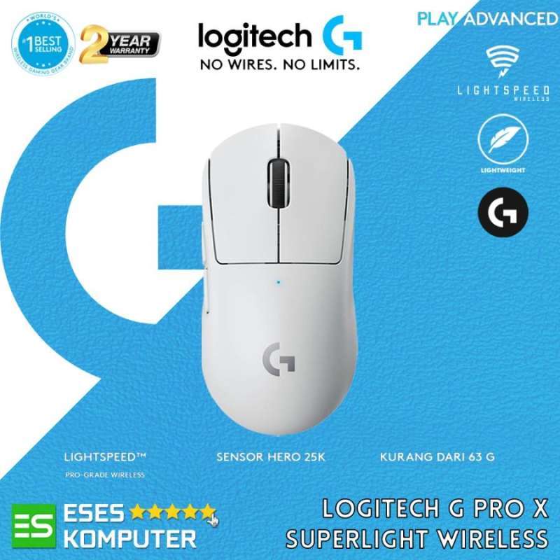 Jual Mouse Logitech G PRO X Superlight Wireless | Light-weight Mouse ...