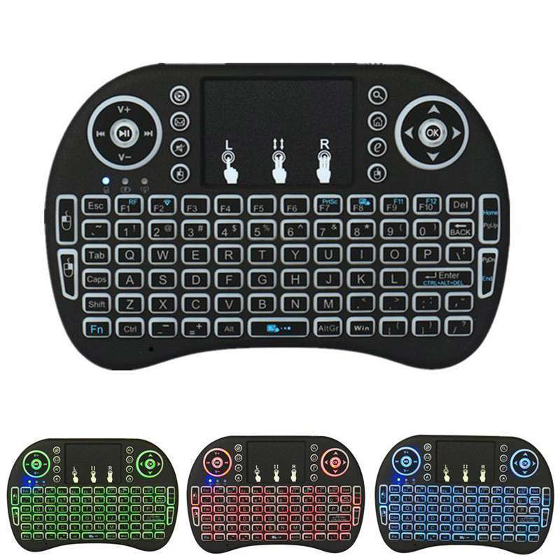 Jual Mini Keyboard i8 Backlit Lithium 1020mAh Wireless Backlight ...