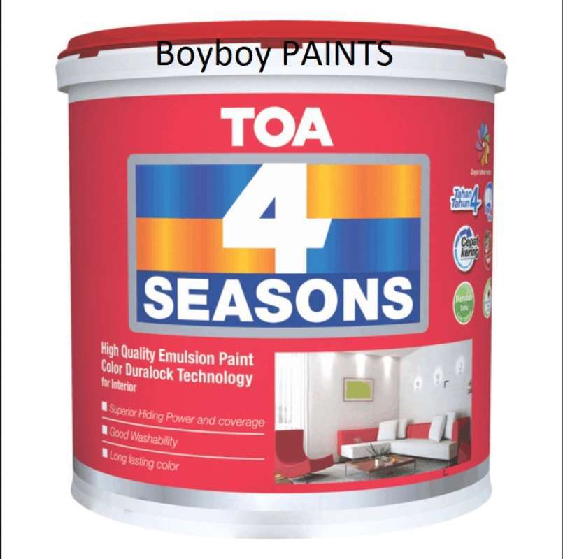 Promo Cat Tembok Toa 4 Season Interior 8467 Desert Palm 5 Kg Diskon 23% ...