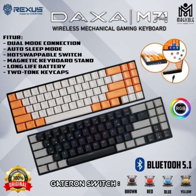 Jual Rexus Daxa M71 Pro - Gaming Keyboard Di Seller Cordeliaa Shop ...
