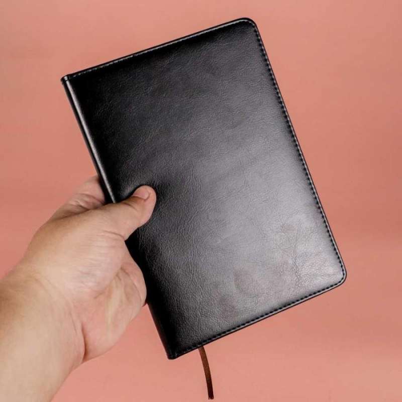 Jual Buku Memo Binder/ Buku Catatan Cover Kulit - Hitam di Seller ...