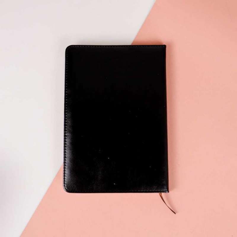 Jual Buku Memo Binder/ Buku Catatan Cover Kulit - Hitam di Seller ...