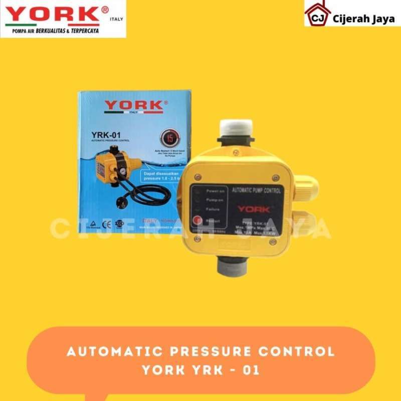 Jual YORK YRK-01 AUTOMATIC PRESSURE CONTROL OTOMATIS POMPA YORK DORONG ...