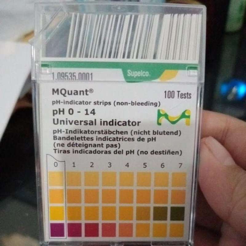 Promo Merck 109535 Universal Indicator Ph Paper 0-14 Kertas Lakmus Isi ...
