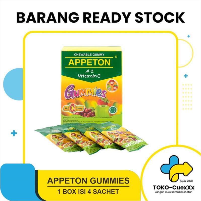 Jual Appeton Gummies (passtilles) Box Isi 4 Sachet Vitamin Anak Di ...