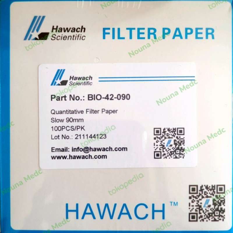 Promo Filter Paper | Kertas Saring No 42 HAWACH Diskon 33% di Seller ...