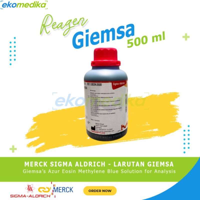 Promo Merck cat.1.09204.0500 Giemsa 500ml Diskon 33% di Seller Anes Medika Center - Tugu Selatan ...