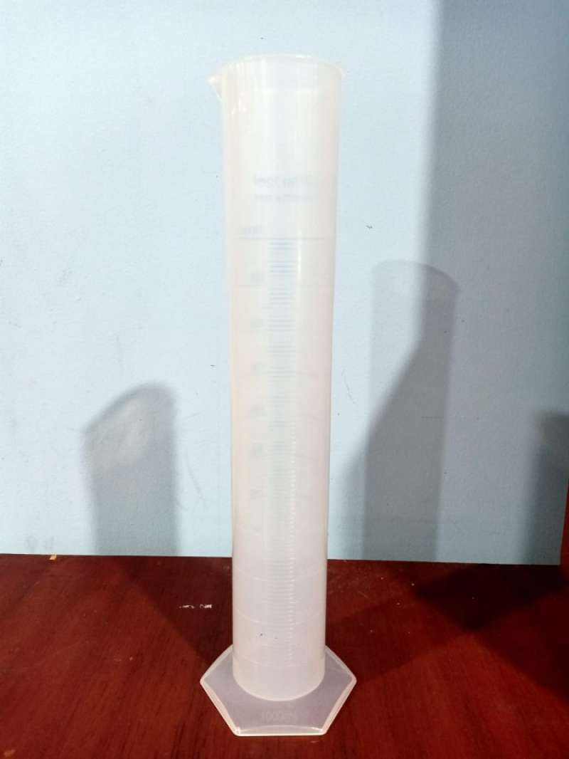 Jual Plastik Gelas Ukur/tabung Ukur/measuring Cylinder 1000 Ml Produksi ...