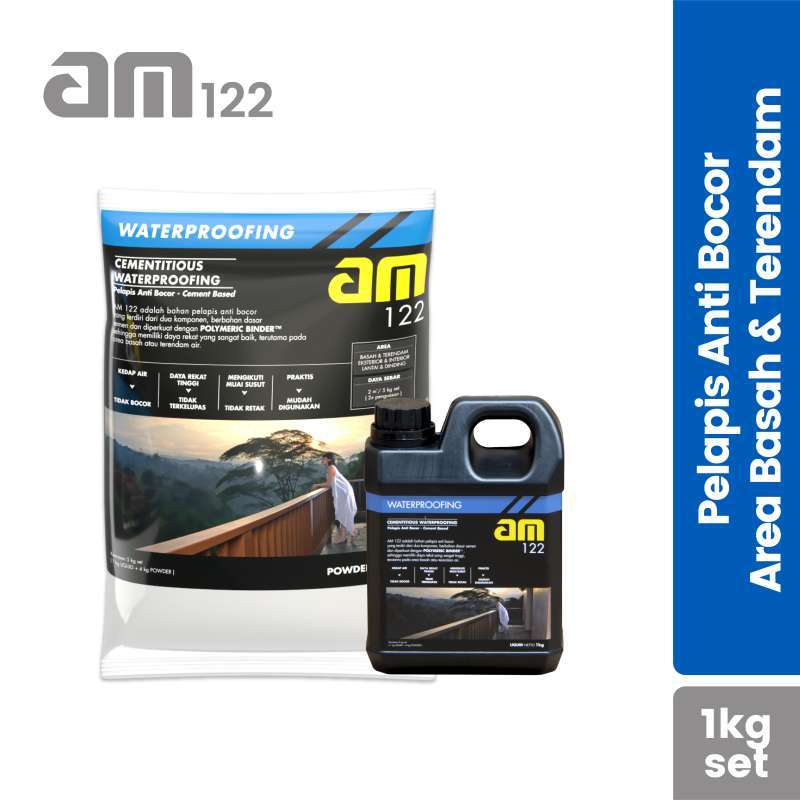 Promo Am 122 - Pelapis Anti Bocor Area Basah & Terendam Kemasan 1kgset ...