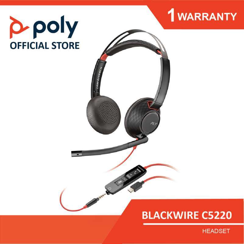 Jual BlackWire C5220 USB-C Stereo di Seller Poly Official Store ...