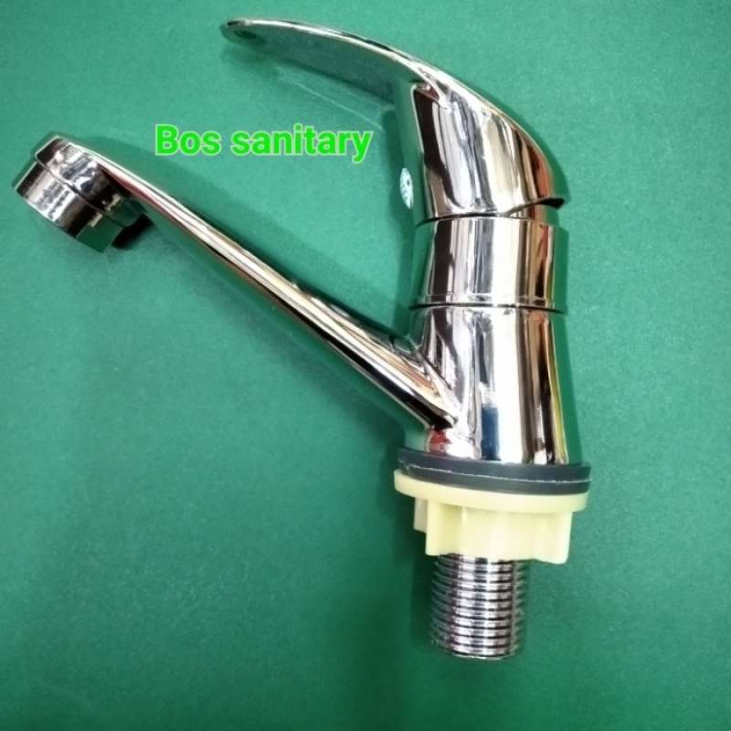 Promo kran wastafel push up down/Basin faucet Diskon 5% di Seller ...