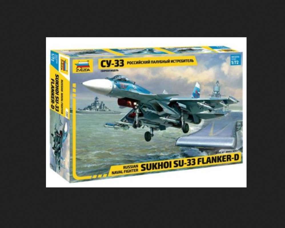 Jual Pesawat Russian naval fighter Sukhoi Su-33 Flanker-D Skala 1:72 ...