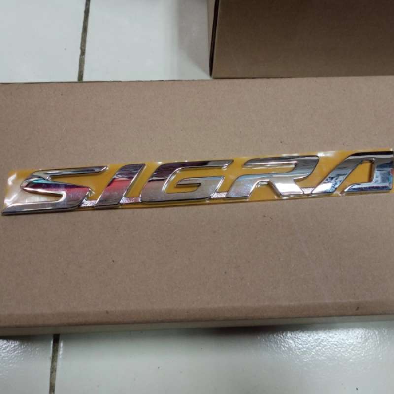 Promo Limited Emblem Logo Tulisan Sigra Model Original Chrome New ...