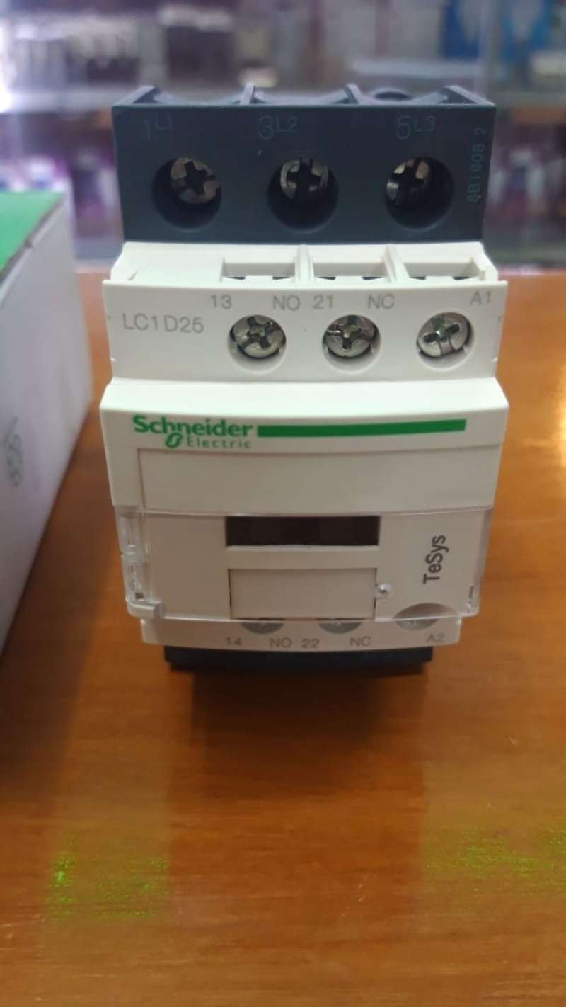 Promo Kontaktor contactor schneider LC1D25M7 AC220V 25A 3P Original ...