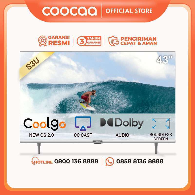 Jual Internal - Coocaa 43 Inch Digital Smart Tv (model : Coocaa 43s3u ...