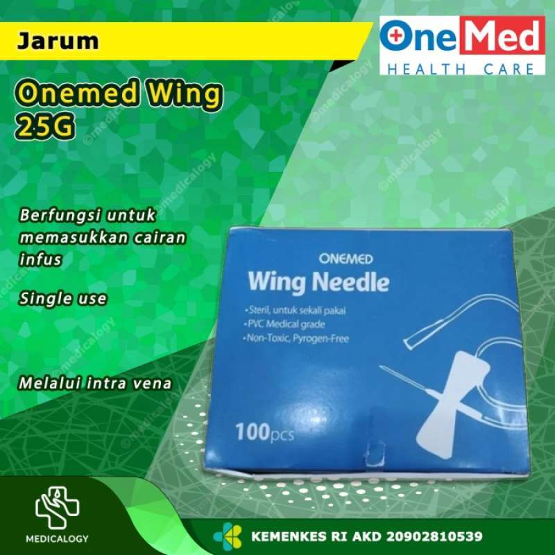 Jual Onemed Needle Wing 25 G Di Seller Anes Medika Center - Tugu ...
