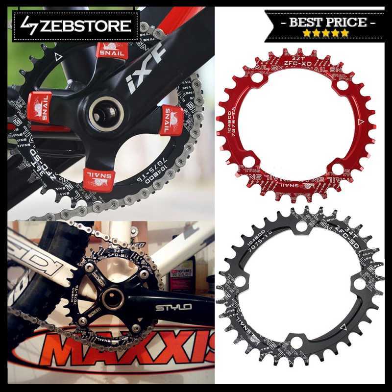 Jual Chainring Round Snail 32t 34t Crank Arm Narrow Wide Sepeda Bicycle Di Seller Zeb Store ...