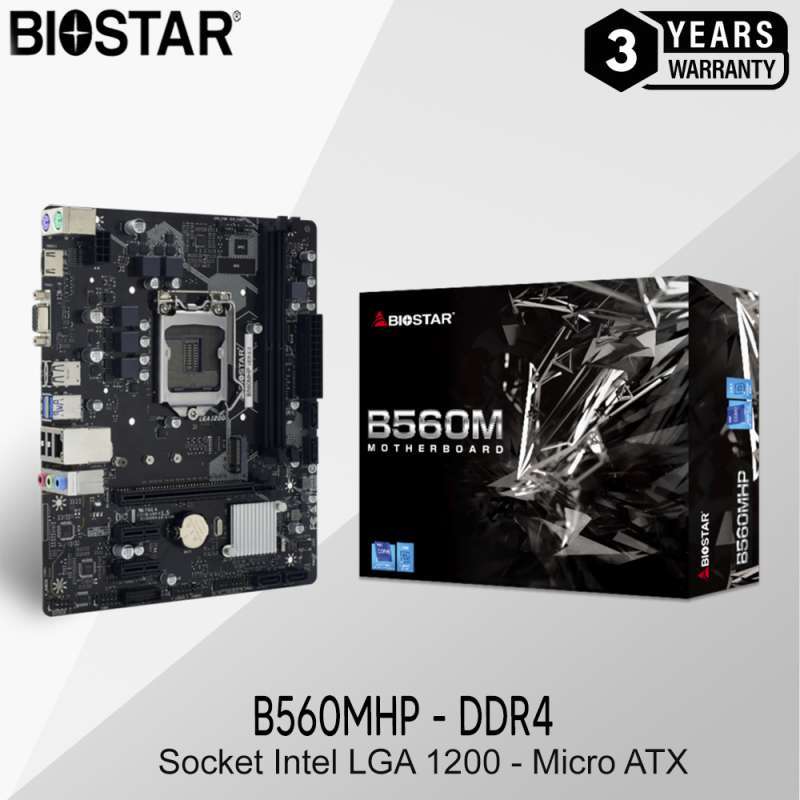 Jual Biostar B560mhp - Ddr4 - Socket Lga 1200 Motherboard Micro-atx Di ...