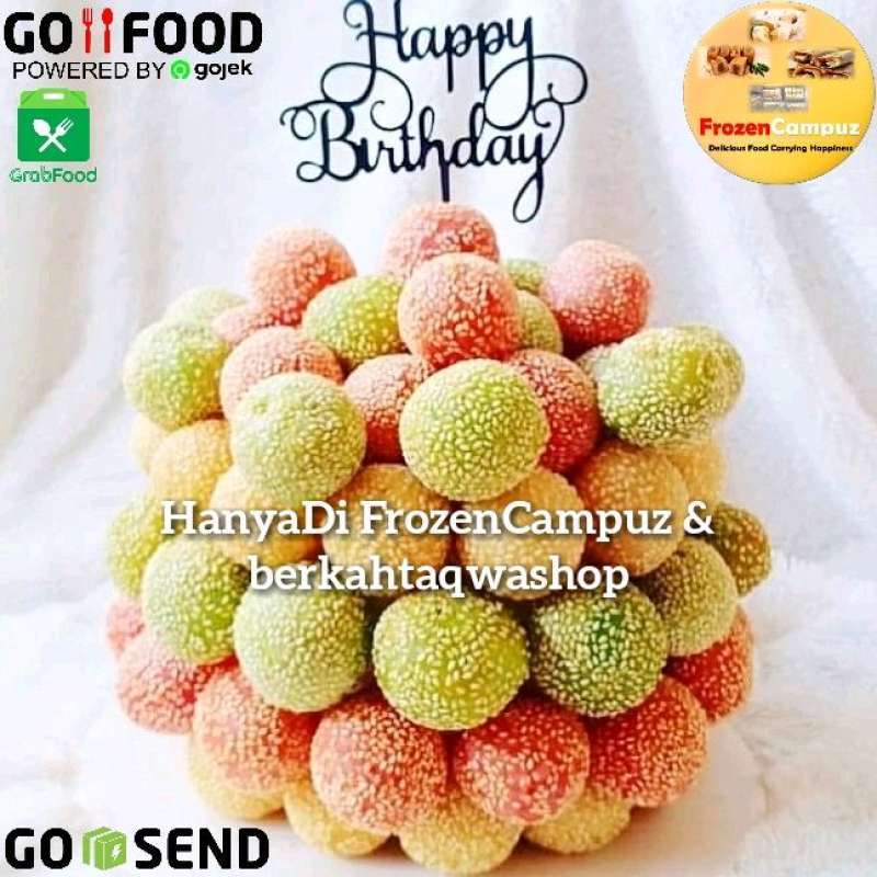 Jual Kue Onde Onde Rainbow Onde Wijen Onde Pelangi Per Pak/onde Frozen ...