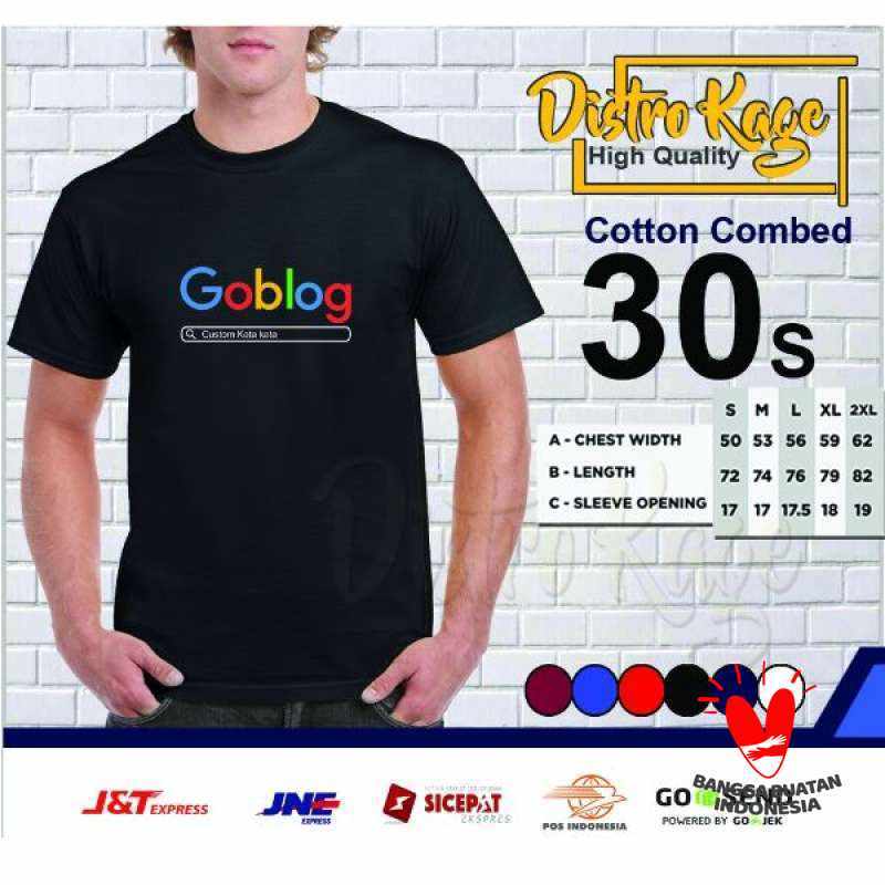 Jual Baju Kaos Pria Pelesetan Logo Custom Kata Kata Desain Simple Ukuran Dewasa Unisex Cotton 