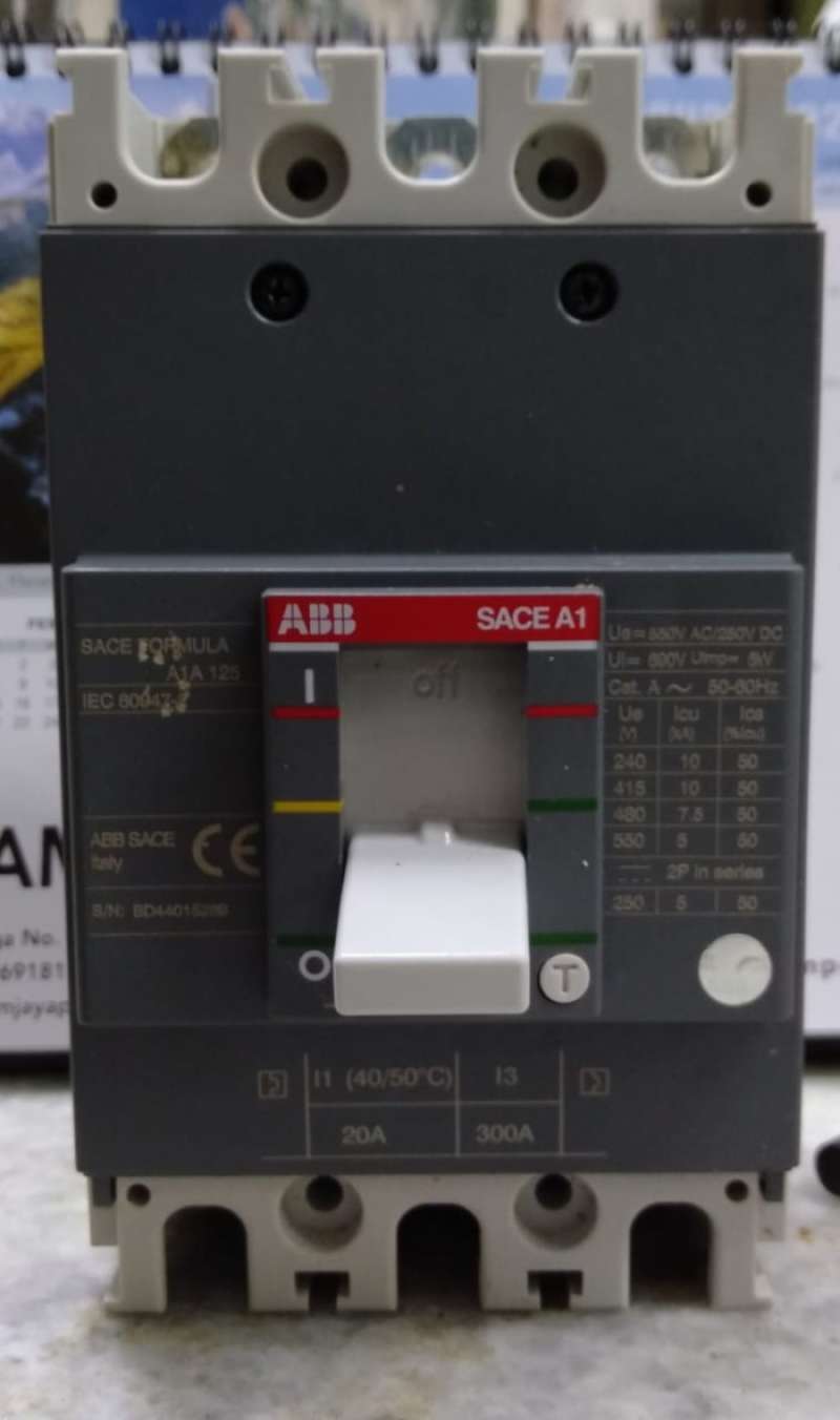 Promo MCCB ABB SACE FORMULA A1 A1A N 125A 3 POLE READY! Diskon 23% di Seller Kamijaya Store ...