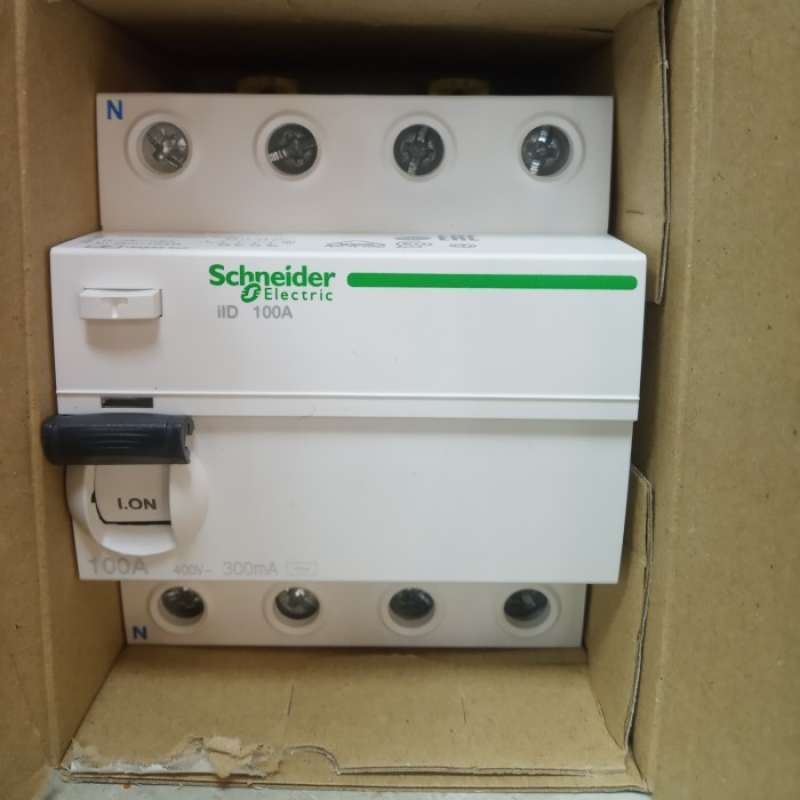 Promo Elcb Rccb 4p 100a 300ma Schneider Elcb 3p + N Diskon 23% Di ...