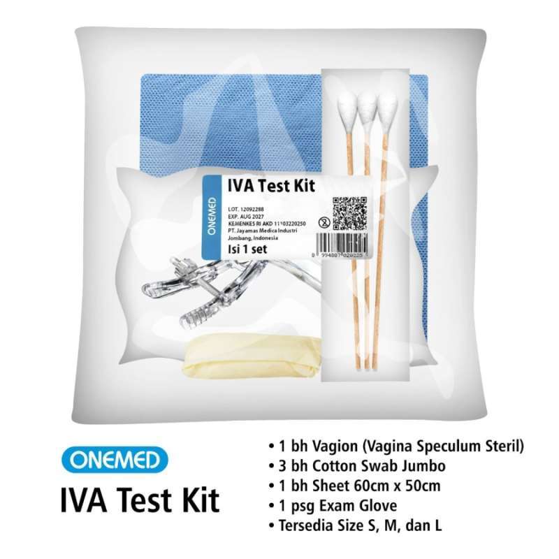 Jual Onemed IVA Test Kit Set Alat Tes Deteksi Dini Kanker Serviks di ...