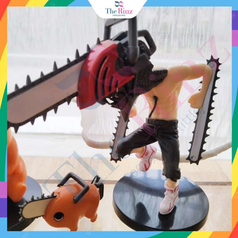 Jual Action Figure Chainsaw Man Denji Power Pochita Topper Cake Mainan ...