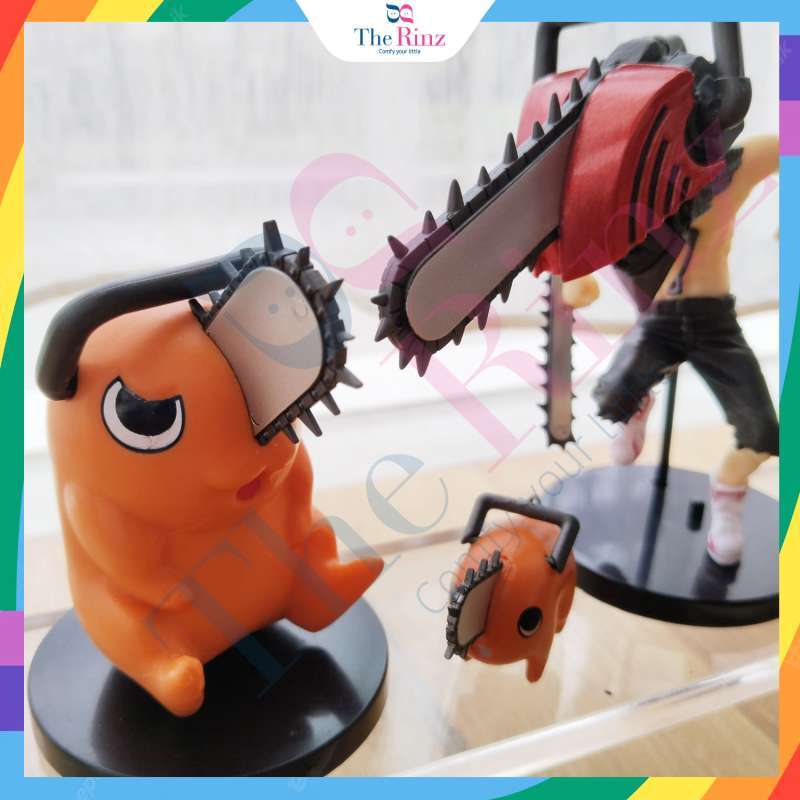 Jual Action Figure Chainsaw Man Denji Power Pochita Topper Cake Mainan ...