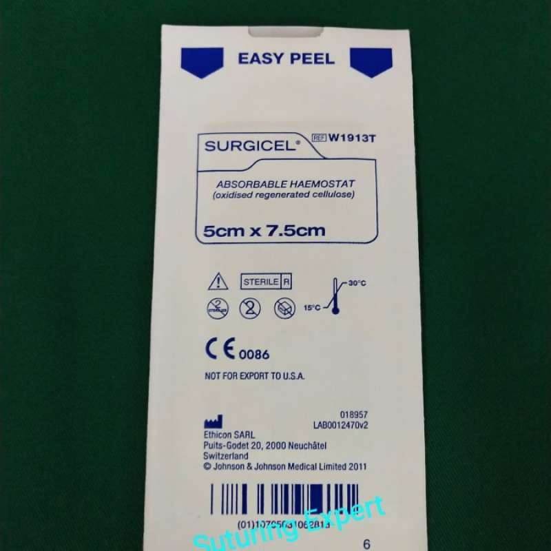 Jual Surgicel ( Hemostatis, Absorsable Hemostat) Di Seller Anes Medika ...