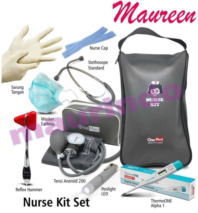 Jual Onemed Nurse Kit Set Standard Lengkap Paket Alat Pemeriksaan ...