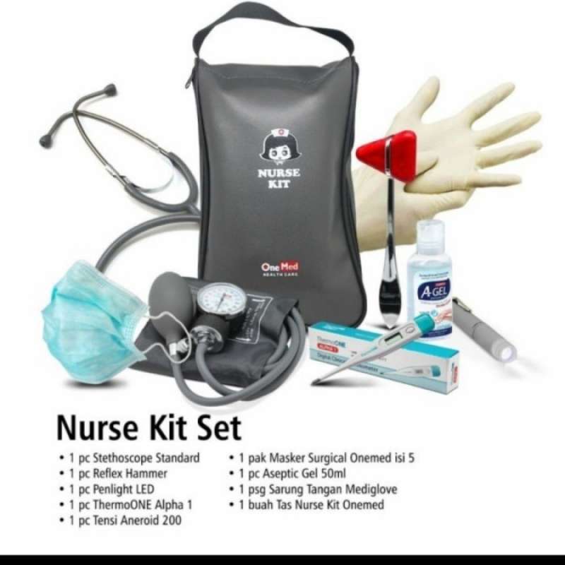 Jual Onemed Nurse Kit Set Standard Lengkap Paket Alat Pemeriksaan ...