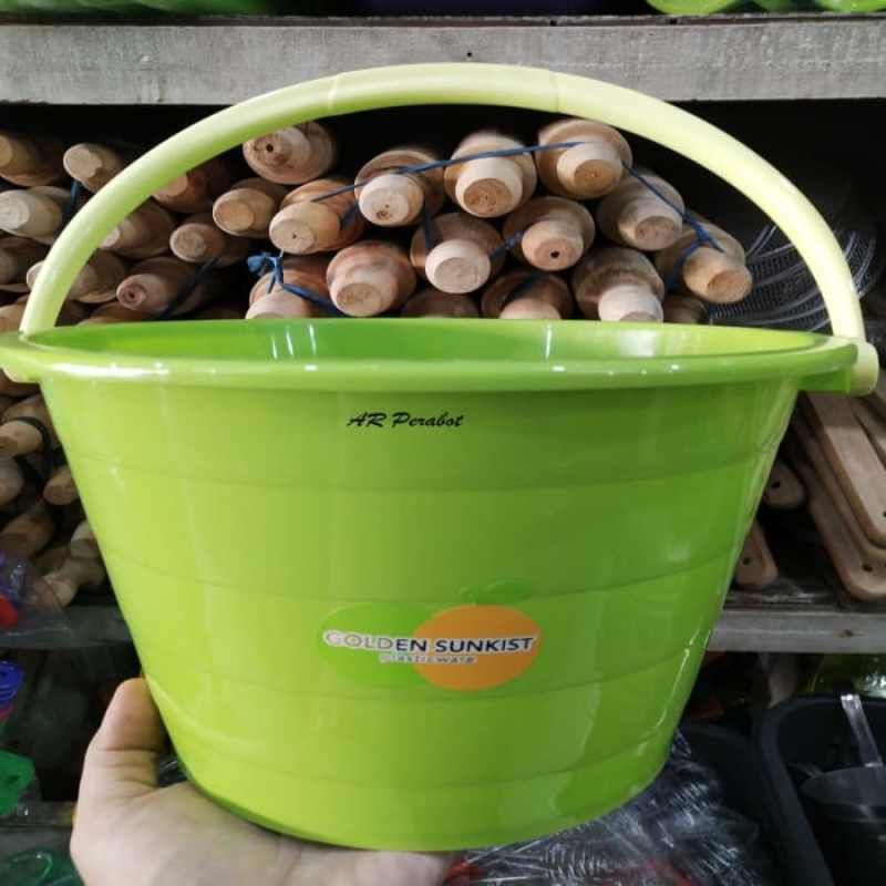 Promo Ember Kecil Plastik/Ember Wadah Serbaguna Golden Sunkist EK 4002 Hijau Murah Diskon 13% di ...