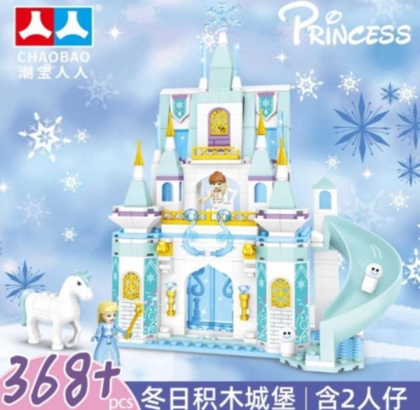 Jual Brick Kastil Princess Elsa Ana/brick Winter Castle Princess Frozen ...