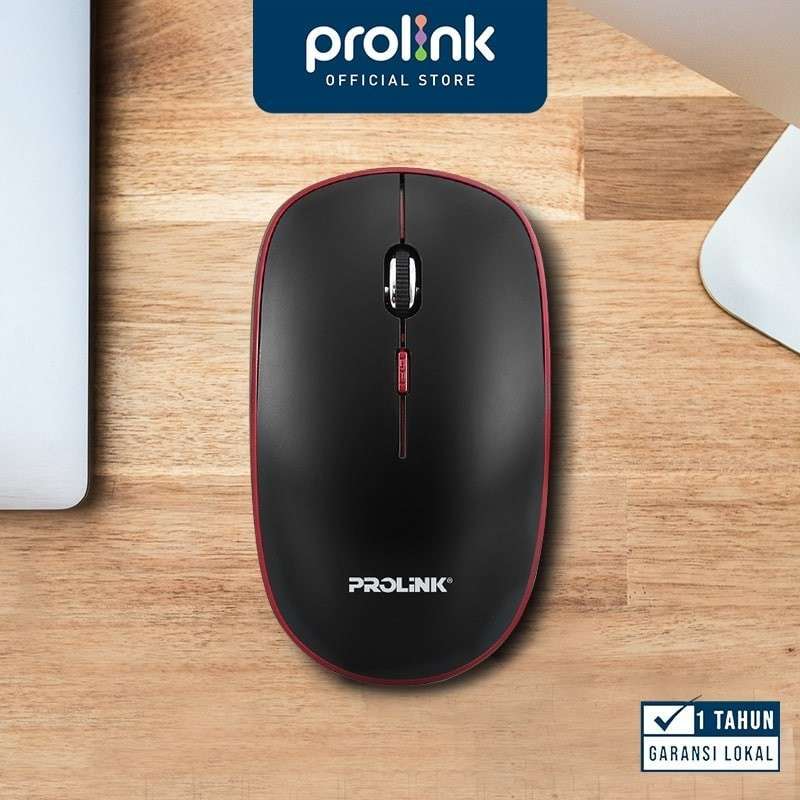 Jual Prolink Mouse Wireless 4 button 2.4GHz Mouse DPI 800-1600 PMW6006 ...