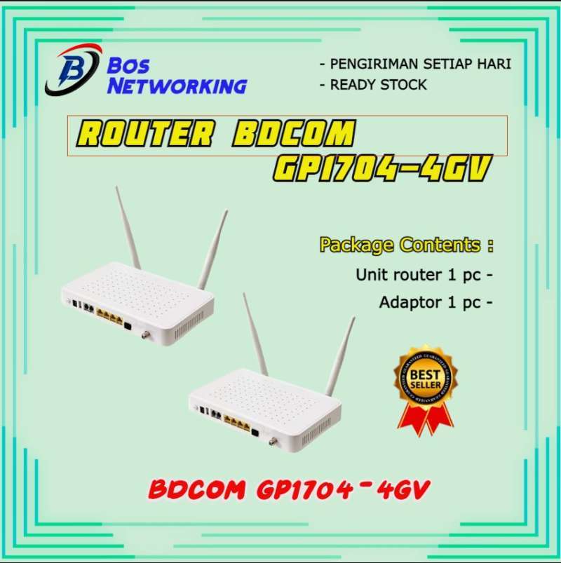 Jual Modem Router Onu Bdcom Gp1704-4gv Di Seller Bos Networking ...