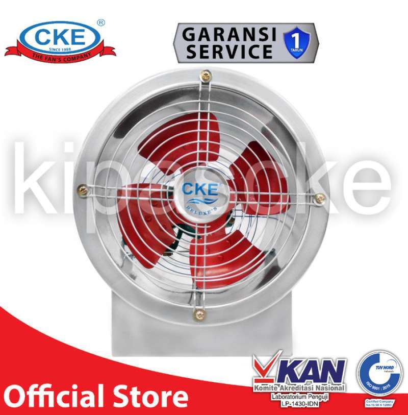 Jual Axial Fan CKE AFD-STD-FAC-25Y-2-GS 10 Inch Drum Axial Blower ...