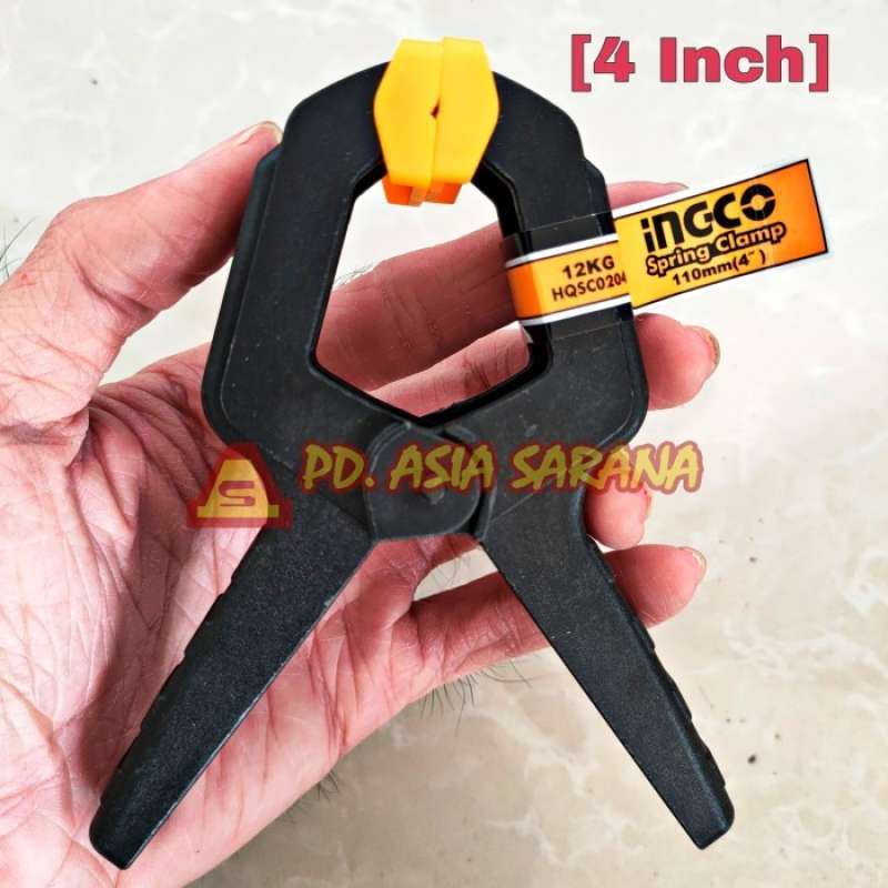 Jual Spring Clamp 4 Inch INGCO HQSC0204 Catok Klem Quick Klip Jepit ...